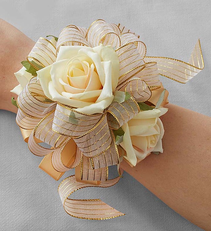 Keepsake Cream Corsage and Boutonniere | 1800Flowers.com - 139915