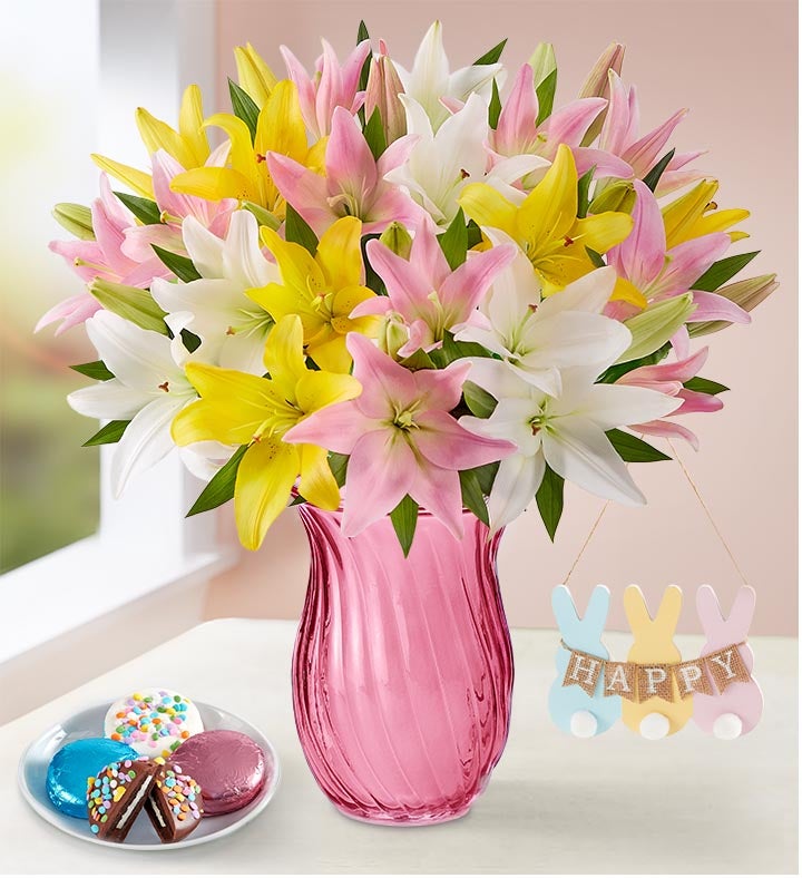 Sweet Spring Lilies for Easter | 1800Flowers.com