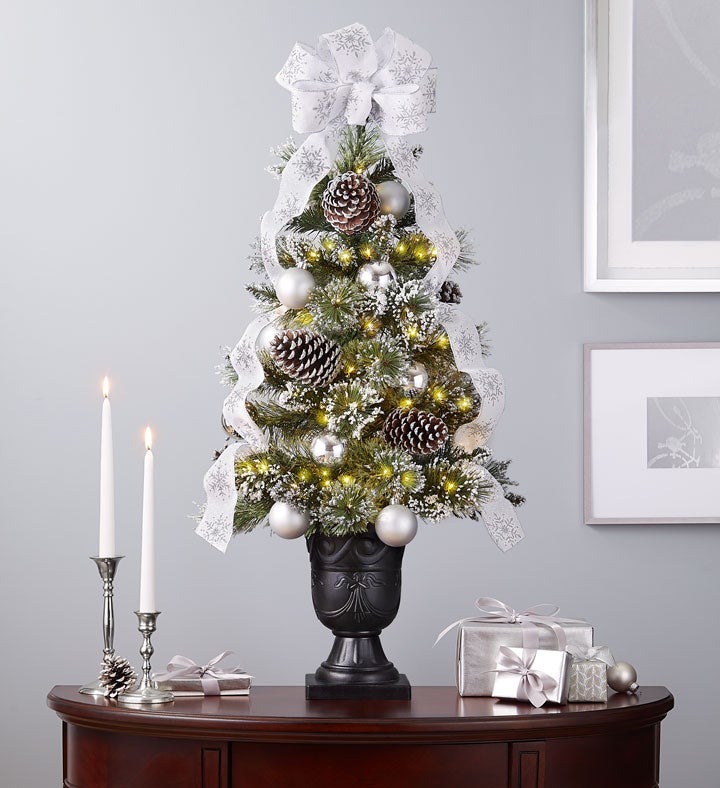 Brilliant Holiday Pine Tree - 3" | 1800flowers.com