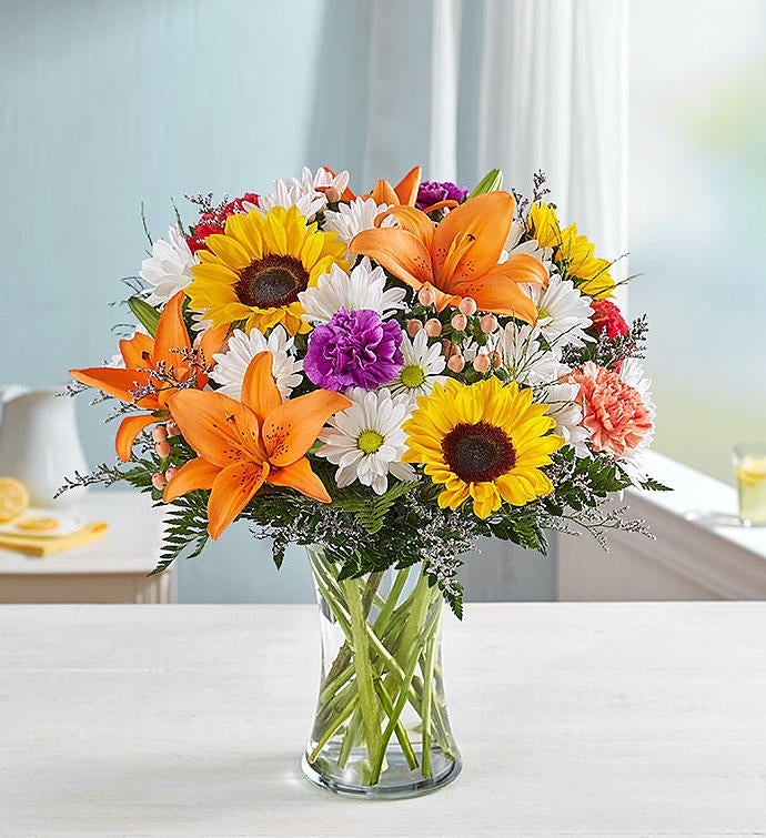 Sunshine Blooms Bouquet | 1800Flowers.com - 161767
