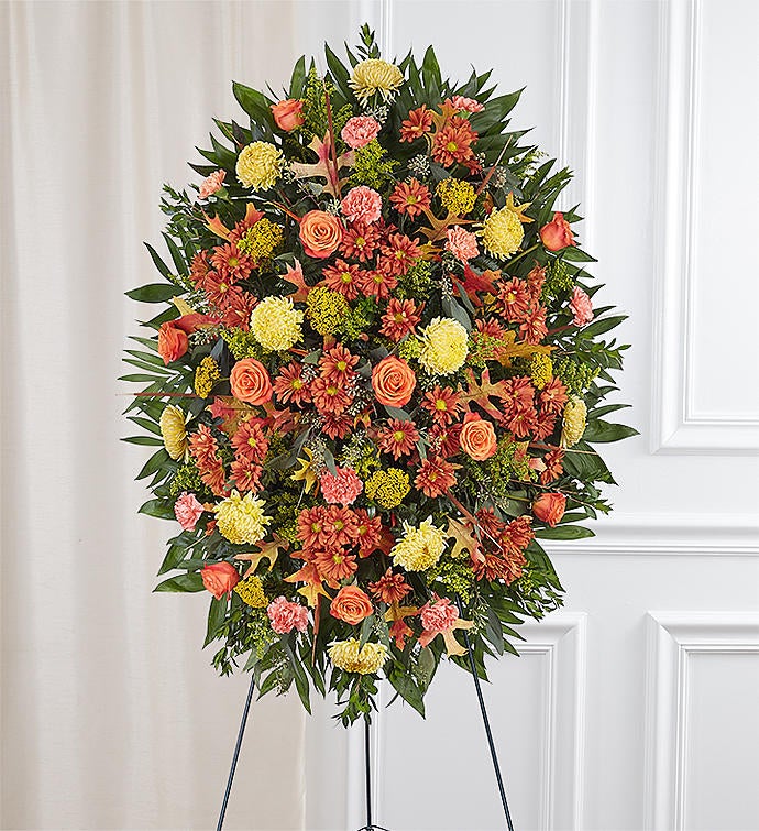 Sympathy Standing Spray - Fall | 1800flowers.com