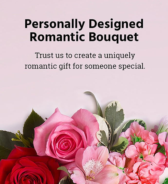 Personally Designed Romantic Bouquet | 1800flowers.com