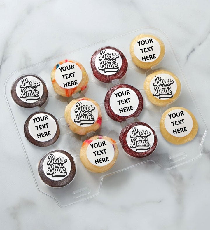 12-24 Mini Boss Babe Cupcakes | 1800fowers.com