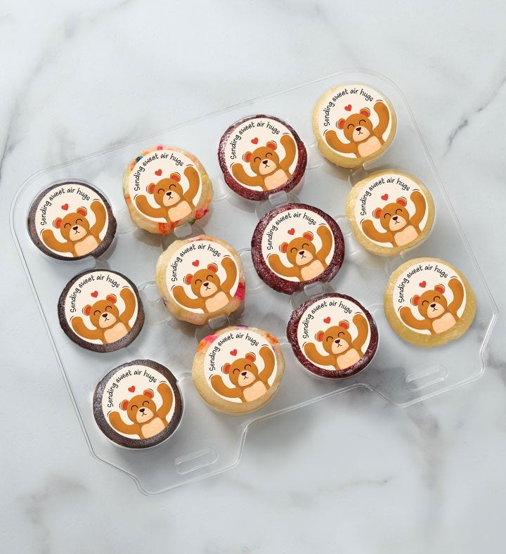 12-24 Sweet Bear Air Hugs Cupcakes | 1800flowers.com