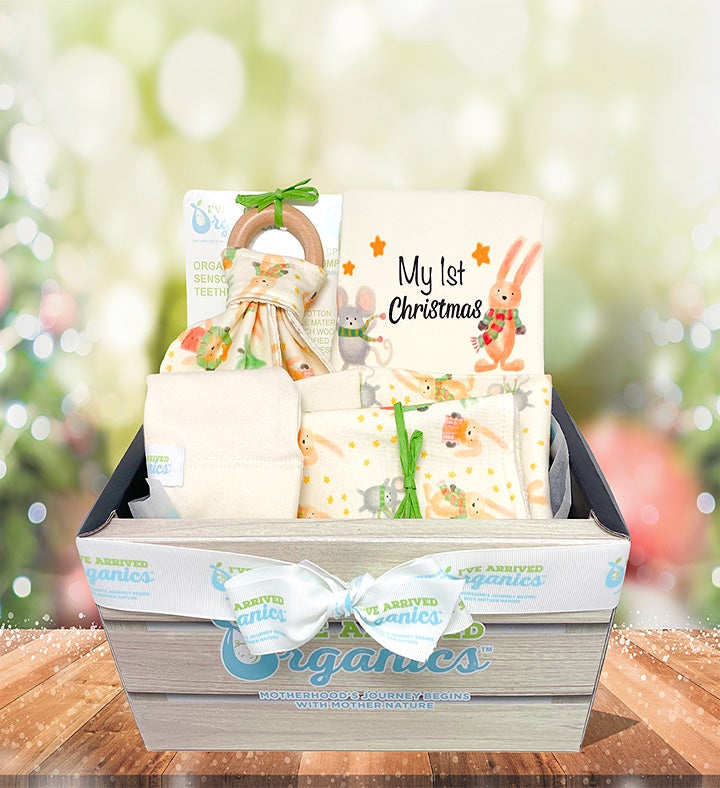 MY 1st CHRISTMAS PERSONALIZED BABY GIFT BASKET | 1800Flowers.com