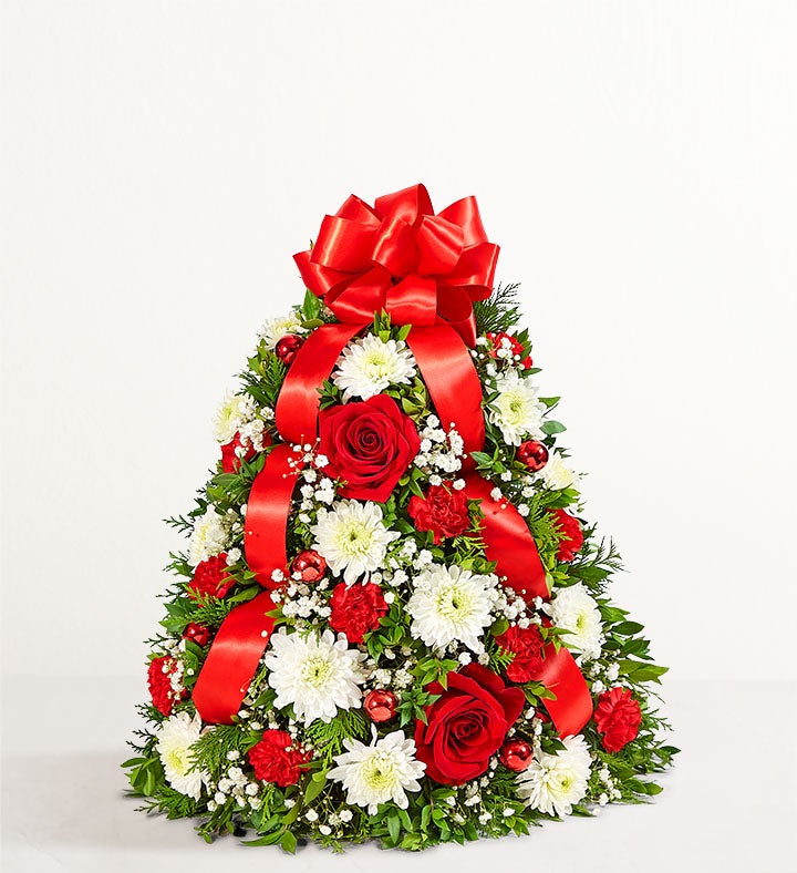 Holiday Flower Tree ® "Double the Flowers" | 1800Flowers