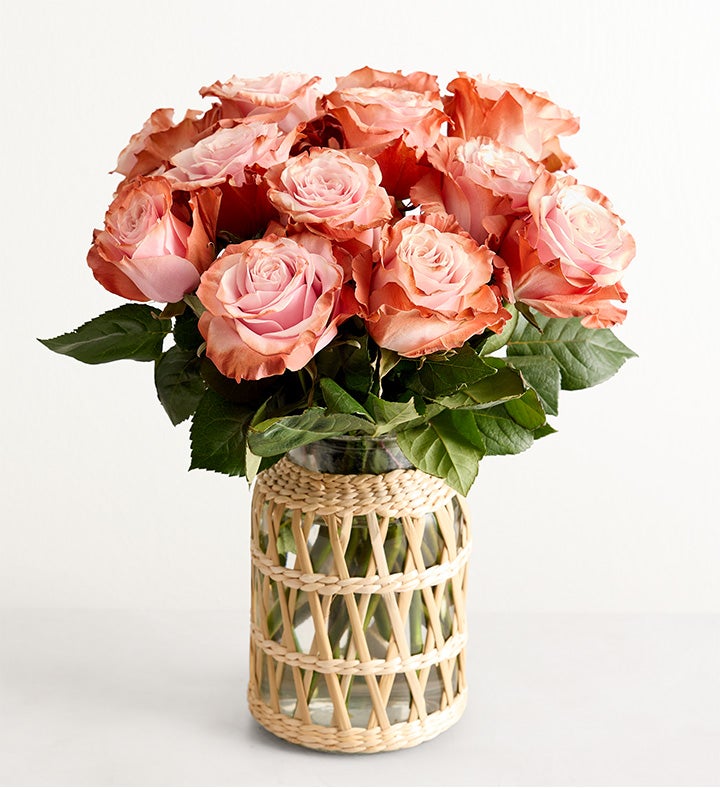 Watercolor Roses: Sienna™ | Pink Rose Flower Bouquets | 1800Flowers