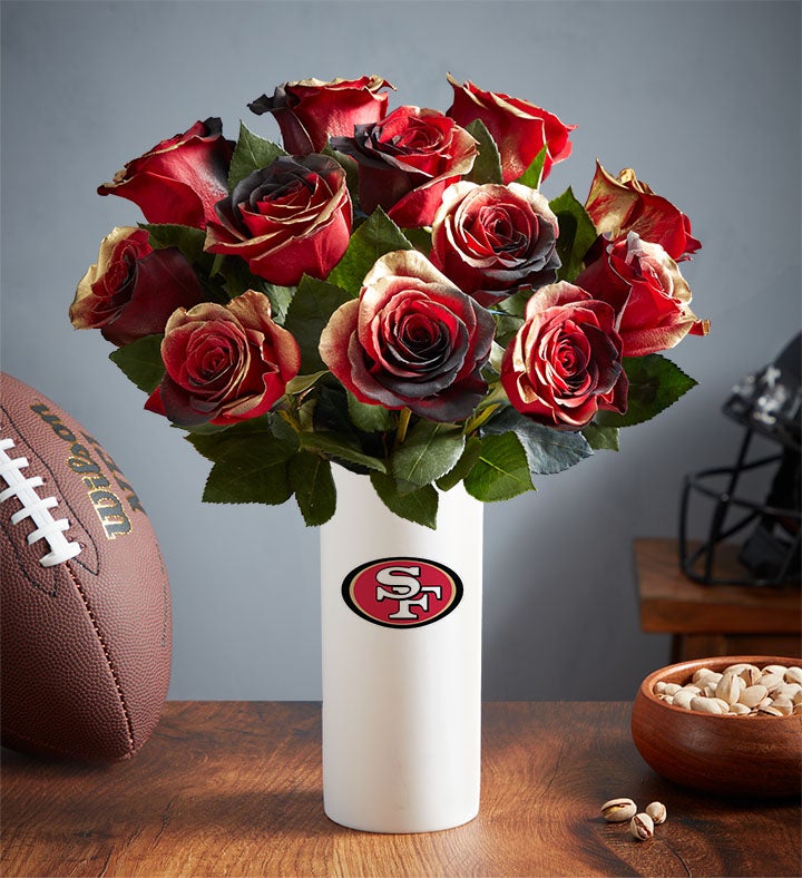 NFL San Francisco 49ers Custom Bouquet | 1800flowers.com