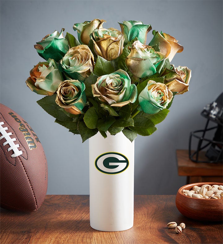 NFL Green Bay Packers Custom Bouquet | 1800flowers.com