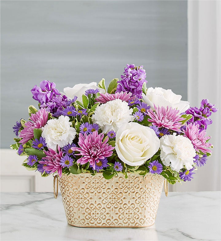 Loving Remembrance™ Lavender and White | 1800flowers.com