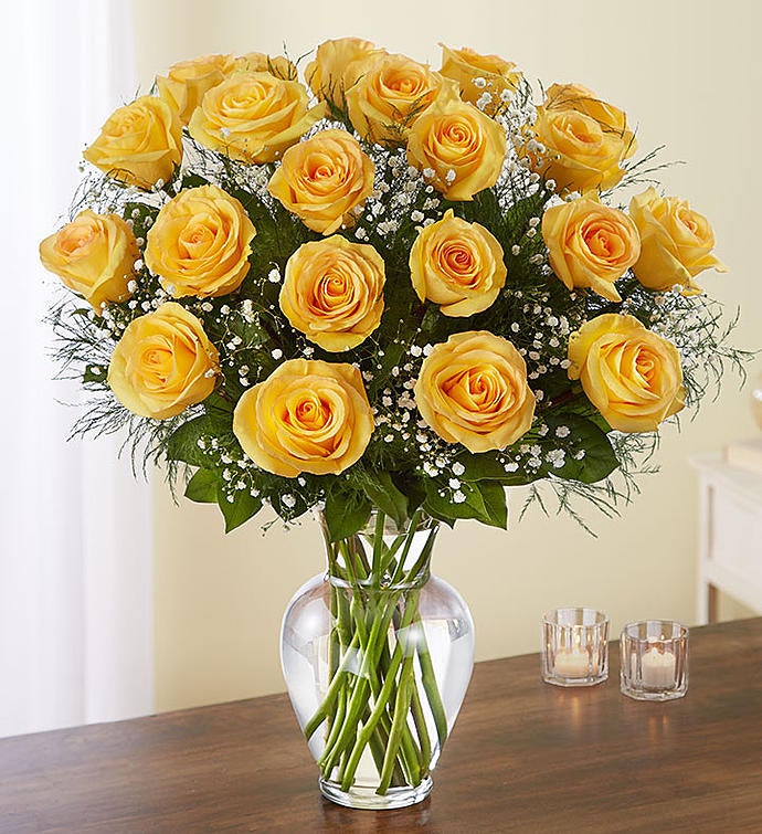 Ultimate Elegance™ Long Stem Yellow Roses | 1800Flowers.com - 98712