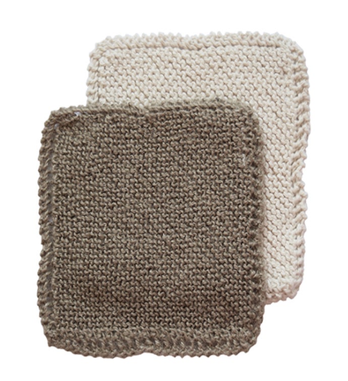 Organic Cotton & Natural Jute Scrub Cloths