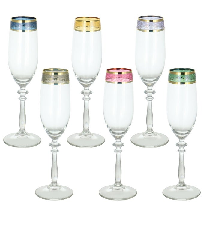 6-PC Multi-Color Band-Flute