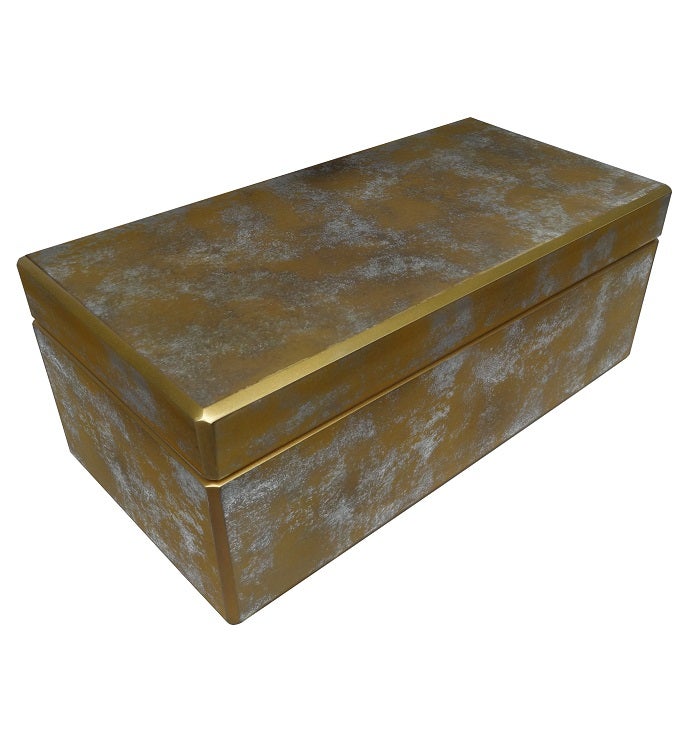 Handmade Reverse Painted Mirror Rectangular Box Large | 1800Flowers.com ...