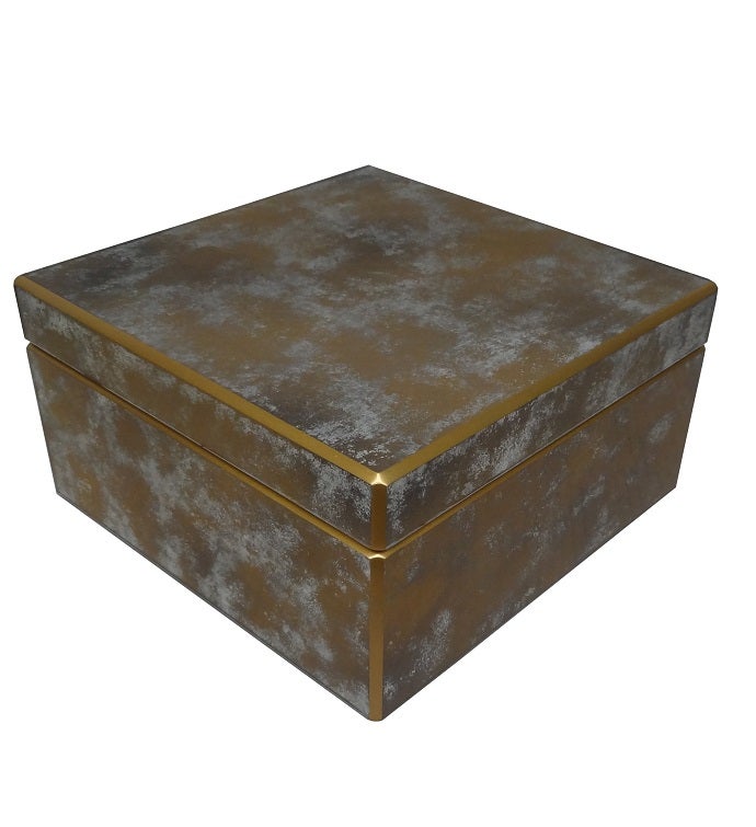 Handmade Reverse Painted Mirror Square Box | 1800Flowers.com - MK000949