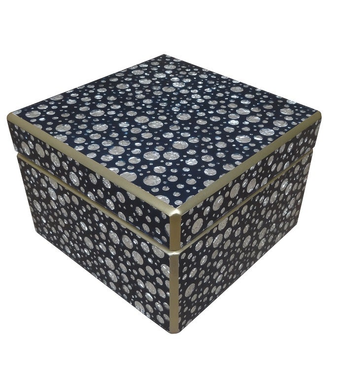 Handmade Reverse Painted Mirror Square Box | 1800Flowers.com - MK000949