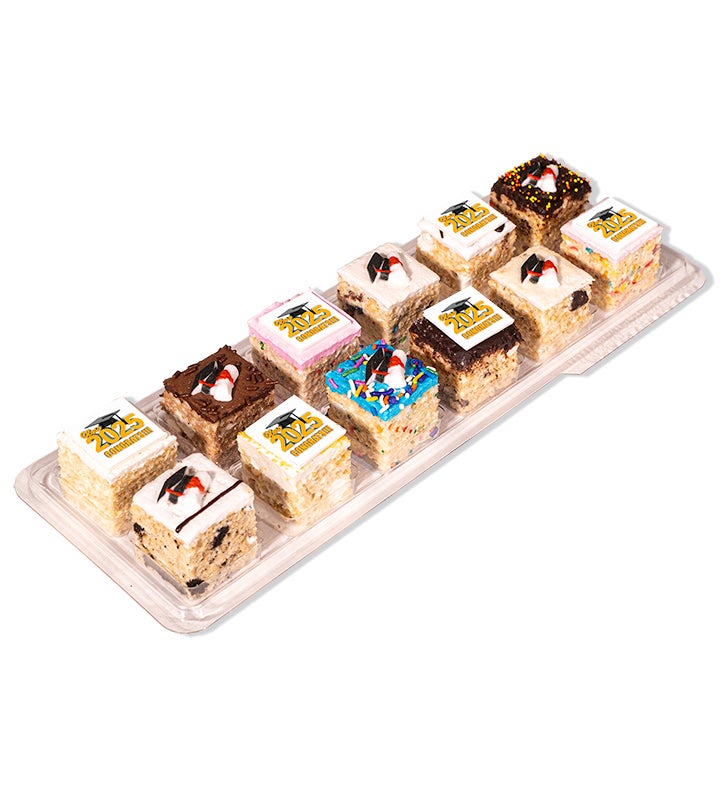 12 Pack of Graduation themed Rice Krispie Treats from Treat House ...