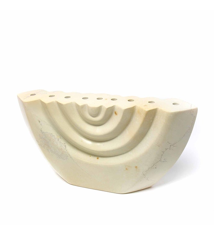 Handcarved African Soapstone Hanukkah Menorah | 1800Flowers.com | MK005697