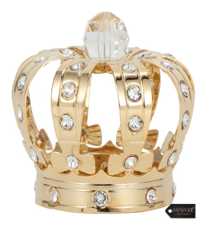24k Gold Plated Crown Ornament | 1800Flowers