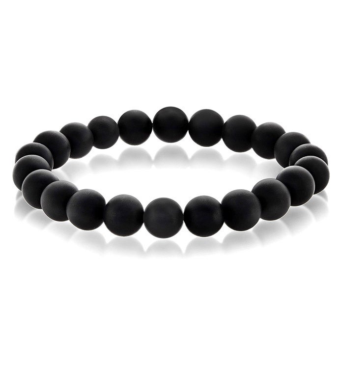 Matte Onyx Stone Bead Stretch Bracelet | Marketplace | 1800Flowers