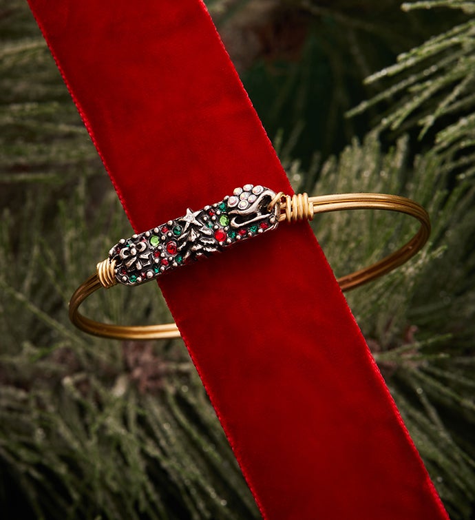 Holiday Medley Bangle Bracelet | Marketplace | 1800Flowers