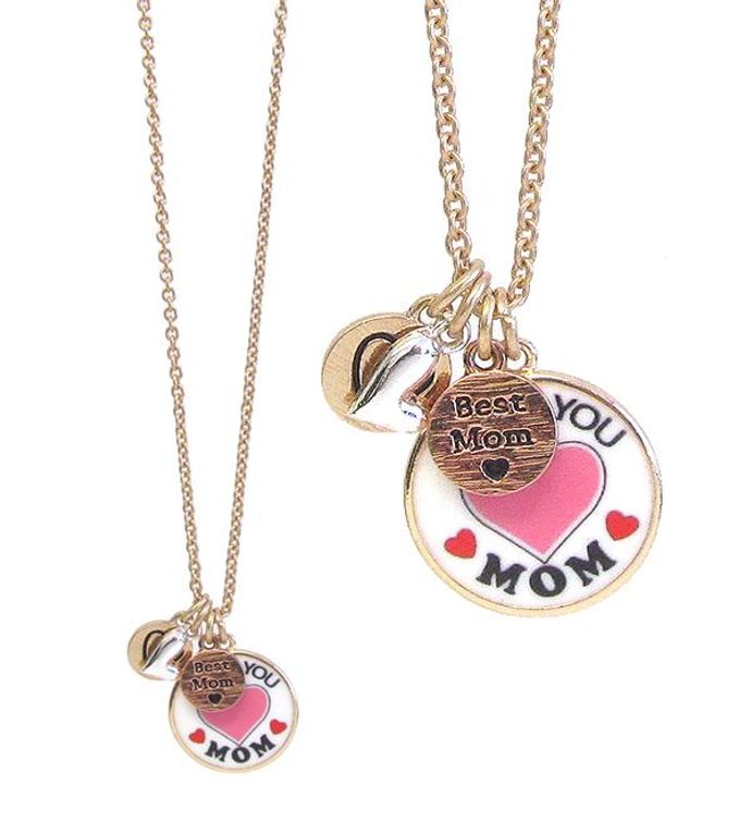 Multi Charm Mom Necklace I Love You Mom | Marketplace | 1800Flowers