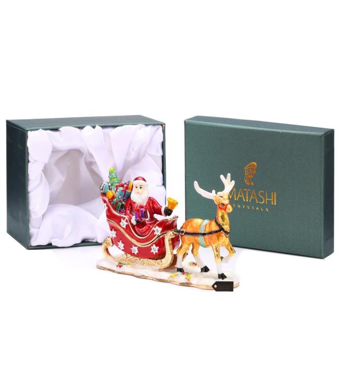 Santa's Reindeer Trinket Box