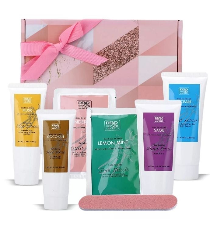 Korean Sheet masks Skincare Spa Gift Set With Hand, Foot Mask, Lotion ...