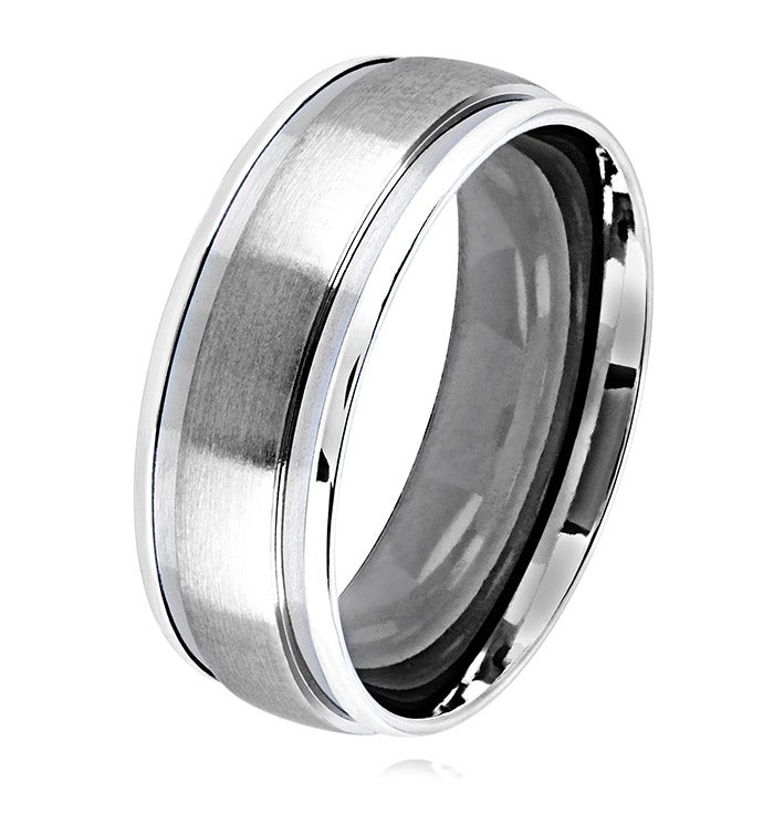 Satin Finish Grooved Comfort Fit Ring | Marketplace | 1800Flowers