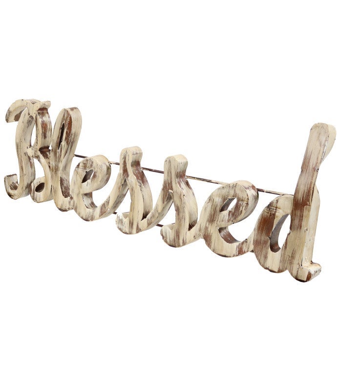 Rustic Blessed Decorative Hanging Sign | Marketplace | 1800Flowers