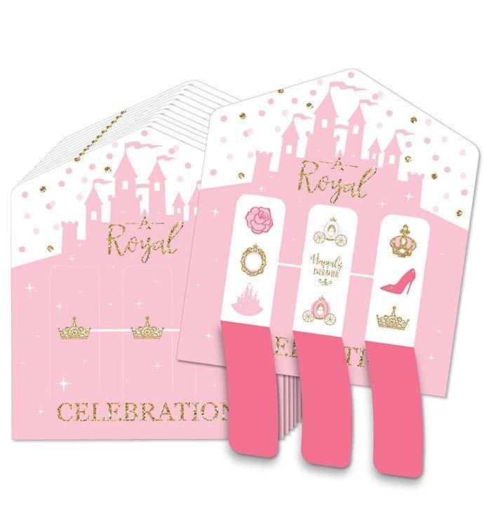 Little Princess Crown Party Game Pickle Cards Pull Tabs | Marketplace ...
