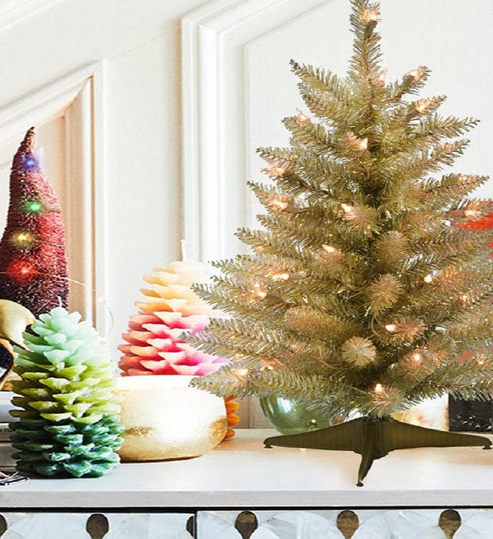 Prelit Tabletop Christmas Tree | Marketplace | 1800Flowers