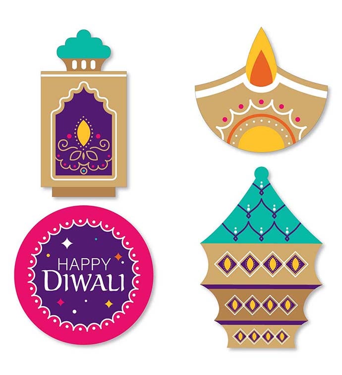 Diy Shaped Festival Of Lights Party Cut Outs | Marketplace | 1800Flowers