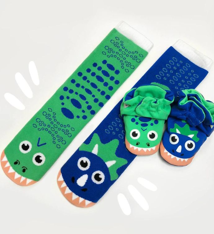 T Rex And Triceratops Pals Mismatchy Set | Marketplace | 1800Flowers