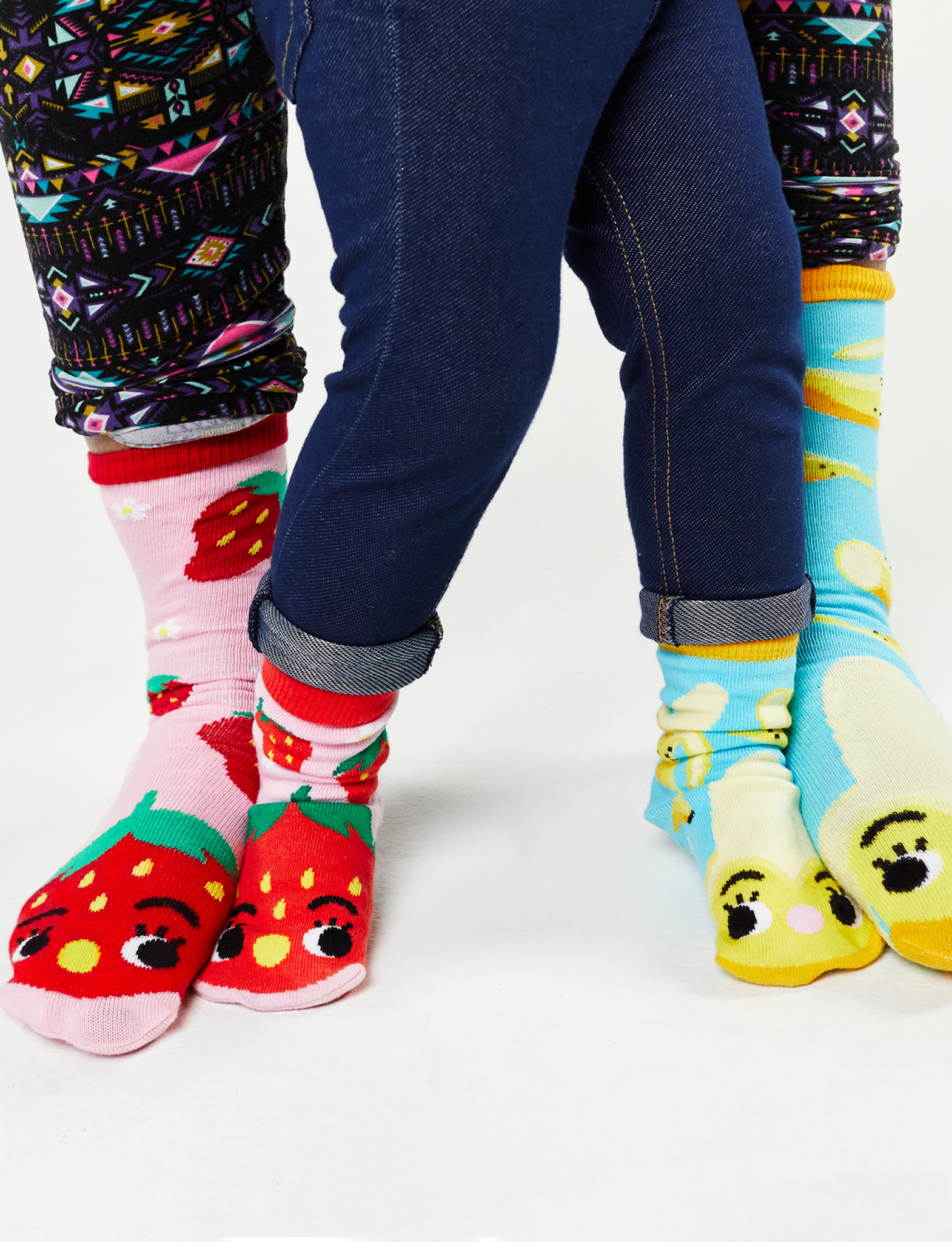 Strawberry And Banana Pals Socks | Marketplace | 1800Flowers
