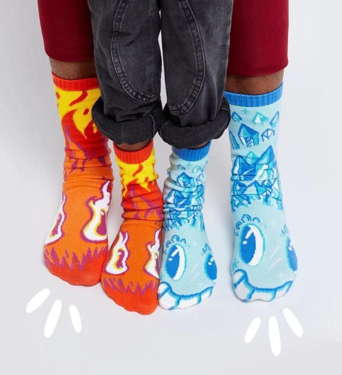Burnie And Icey Pals Socks Mismatchy| Marketplace | 1800Flowers