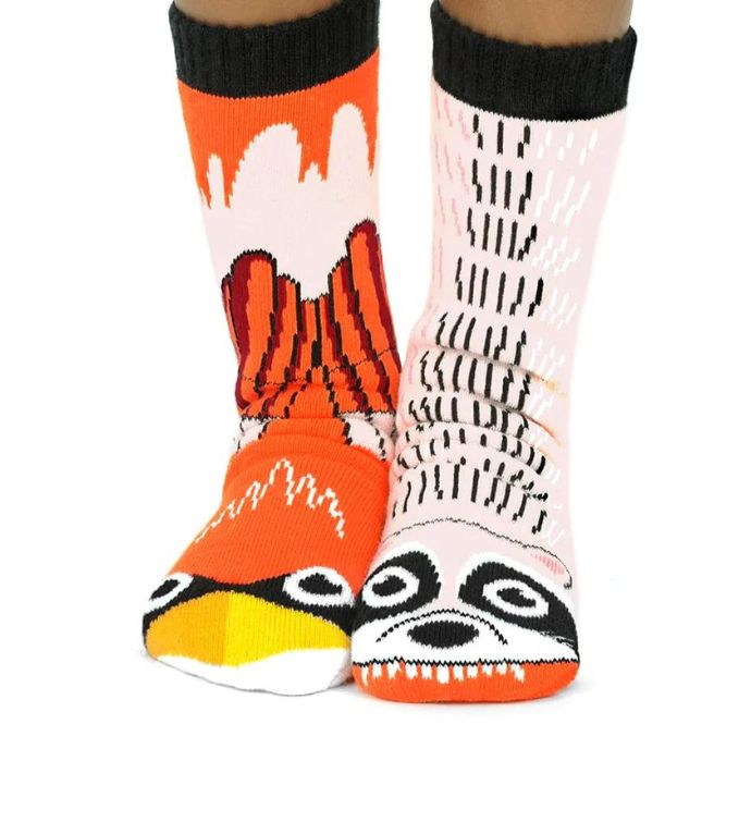 Raccoon And Cardinal Pals Socks | Marketplace | 1800Flowers