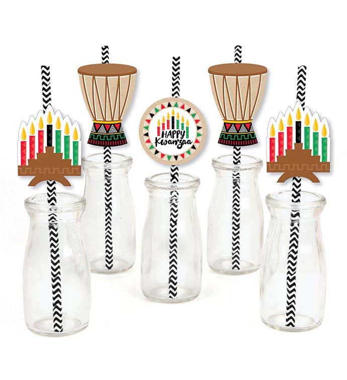 Paper Straw Decor Party Striped Decorative | Marketplace | 1800Flowers