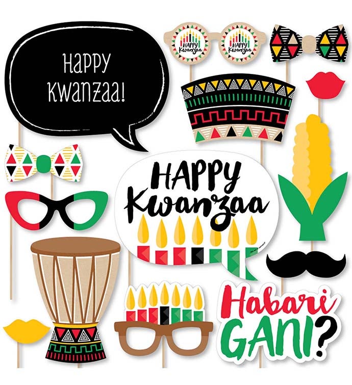 African Heritage Holiday Photo Booth Props Kit | Marketplace | 1800Flowers