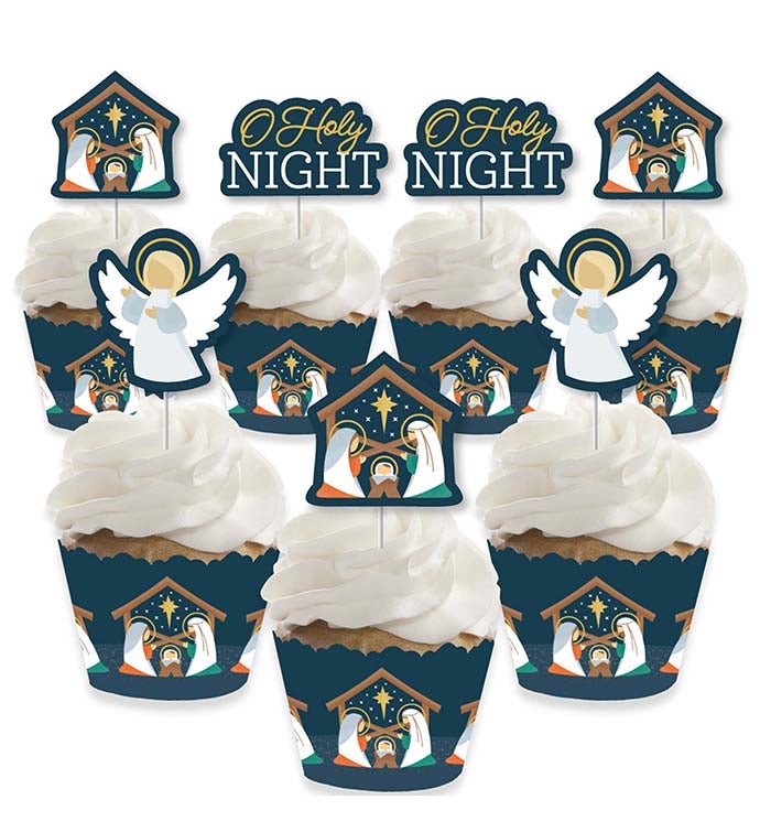 Holy Nativity Christmas Cupcake Wrappers | Marketplace | 1800Flowers