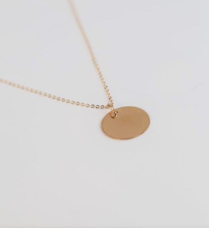 14k Gold Filled Disc Necklace | Marketplace | 1800Flowers