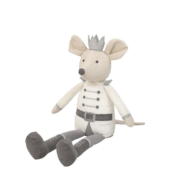 King Mouse Shelf Sitter White | Marketplace | 1800Flowers