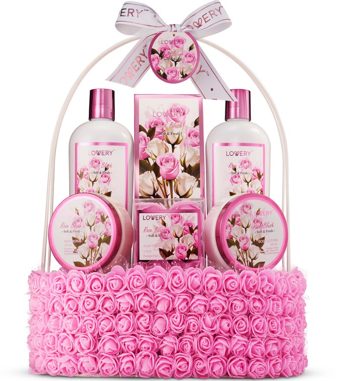 Spa Gift Rose Blush Bath Gift Set | Marketplace | 1800Flowers