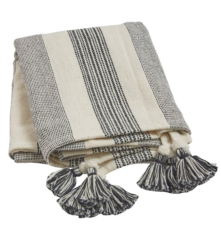 Split P Raven Stripe Throw | Marketplace | 1800Flowers