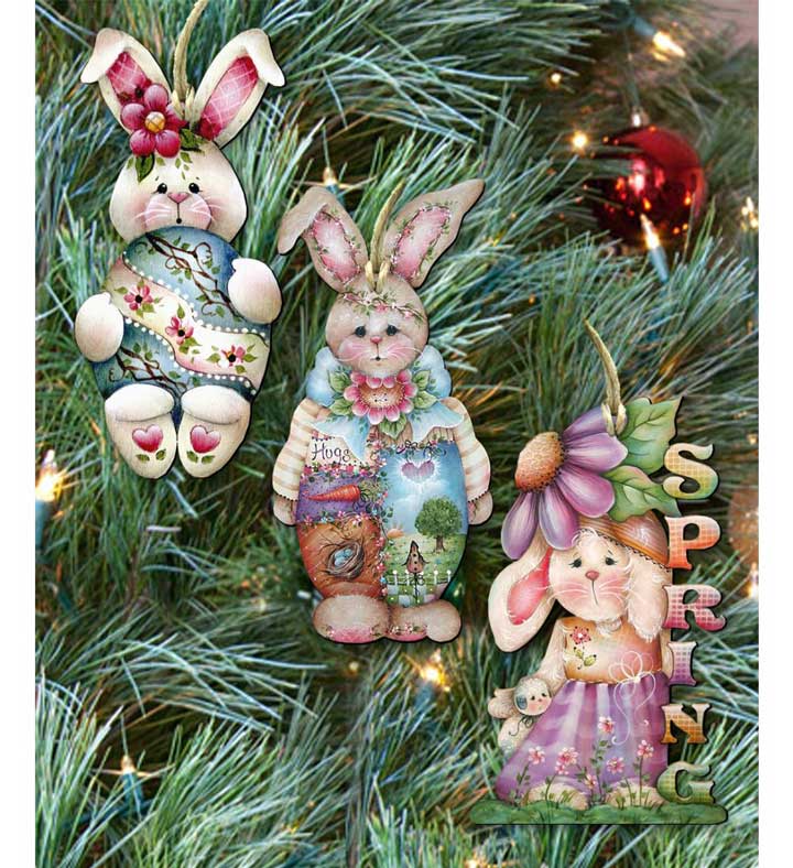 Spring Wooden Ornaments | Marketplace | 1800Flowers