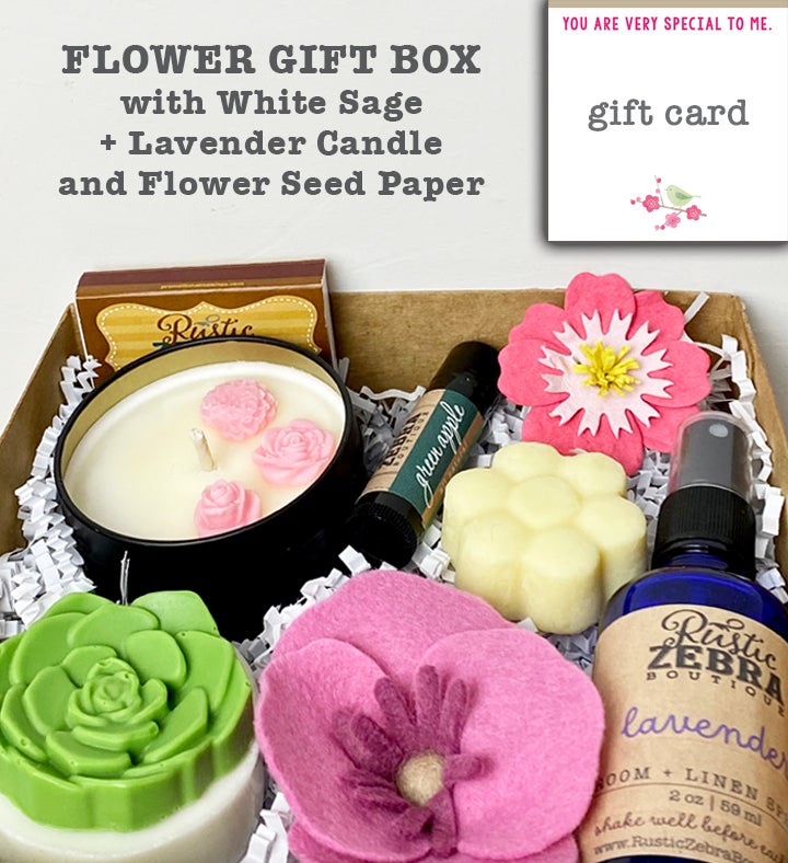 Flower Gift Box With Flower Seeds | Marketplace | 1800Flowers
