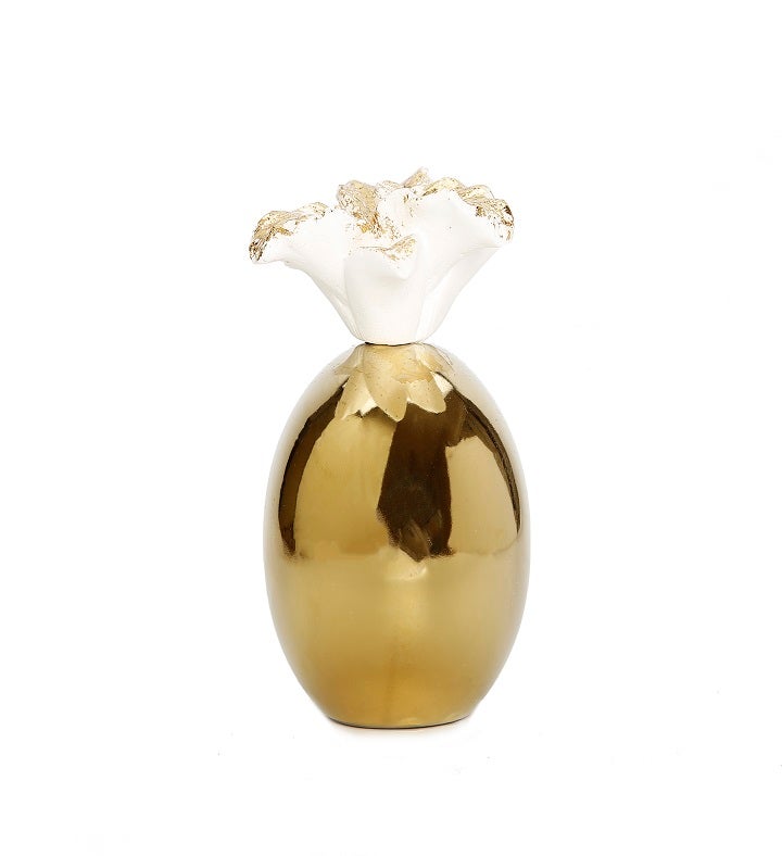 Polished Gold Sphere Shaped Diffuser Iris And Rose | Marketplace ...