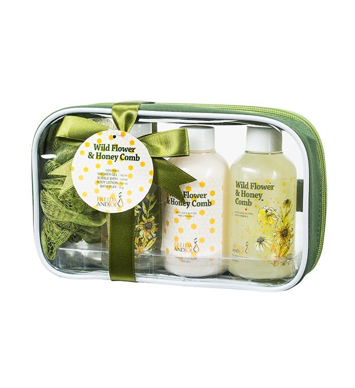Wild Flower & Honeycomb Fragrance Travel Spa Set | 1800Flowers.com -MK0401