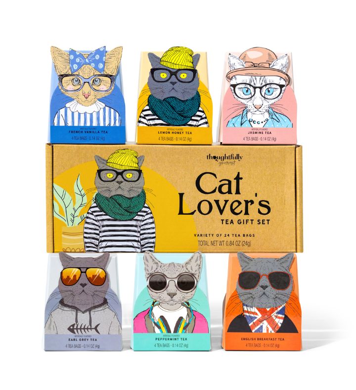 Cat Lovers Tea Gift Set | Marketplace | 1800Flowers