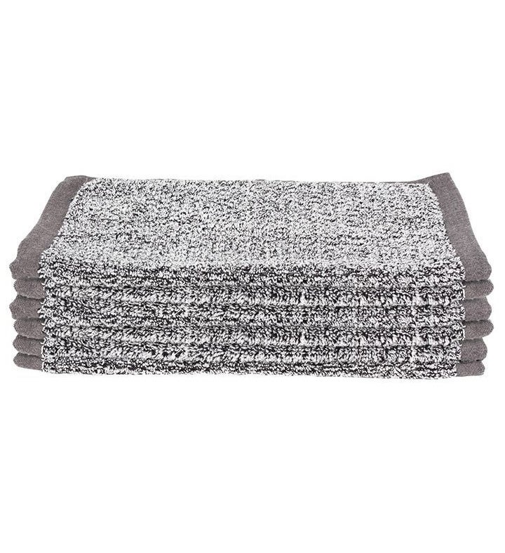Signature 6Pcs Set Wash Cloth Dark Gray | Marketplace | 1800Flowers